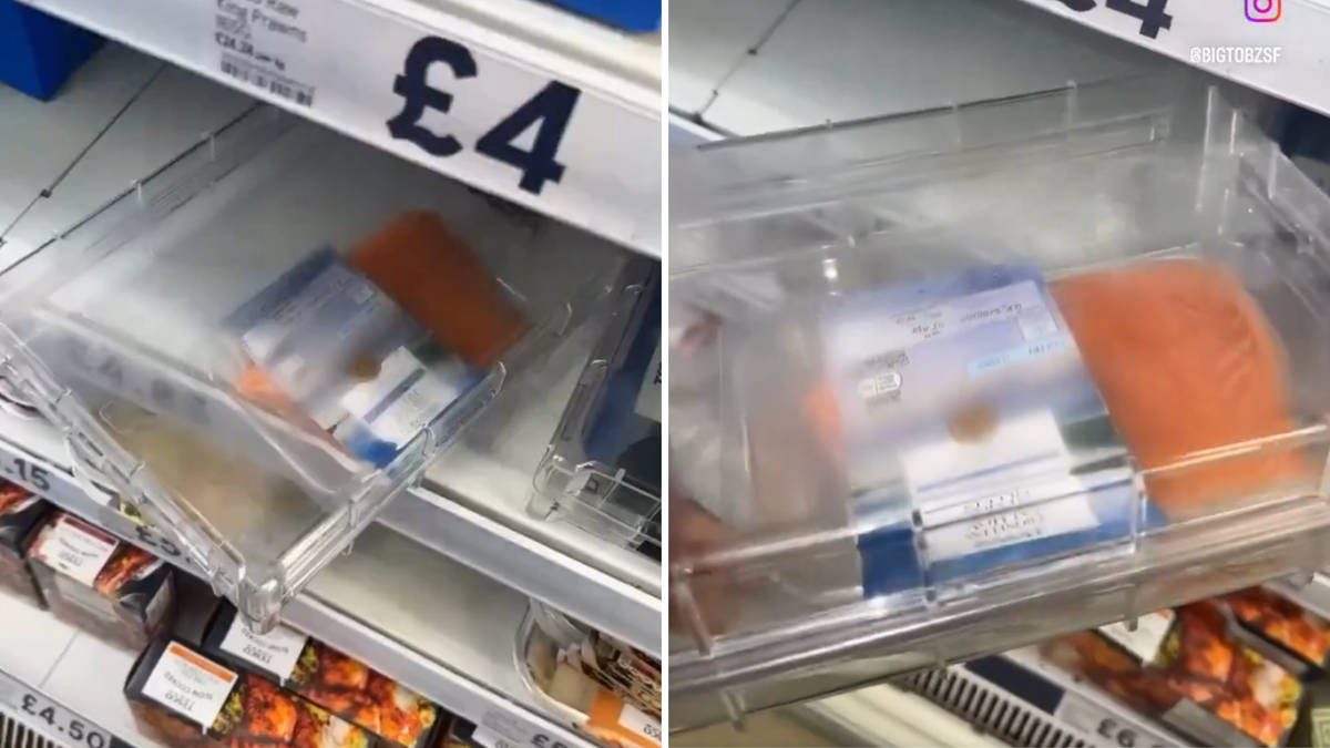 Tesco locks £4.85 salmon fillets in plastic security boxes to prevent ...