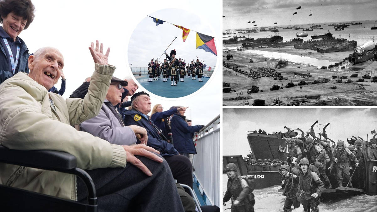 D-Day 80th anniversary: UK commemorates Normandy landings with RAF ...