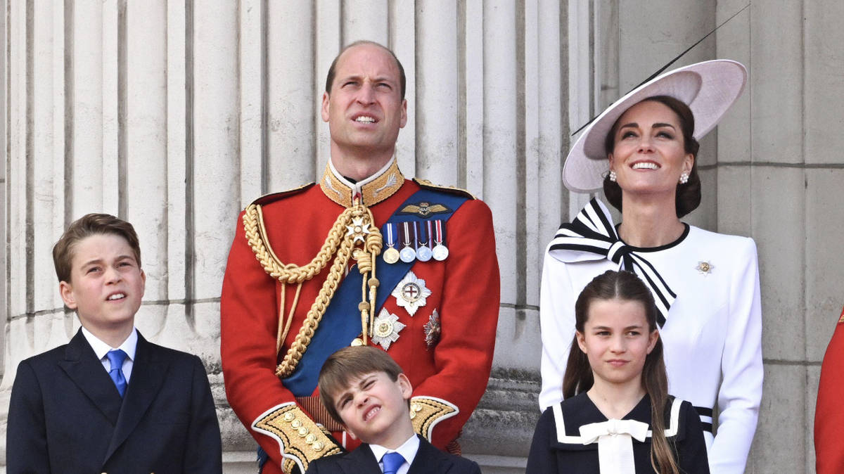 Prince Louis steals the show as he dances along to bagpipes on ...