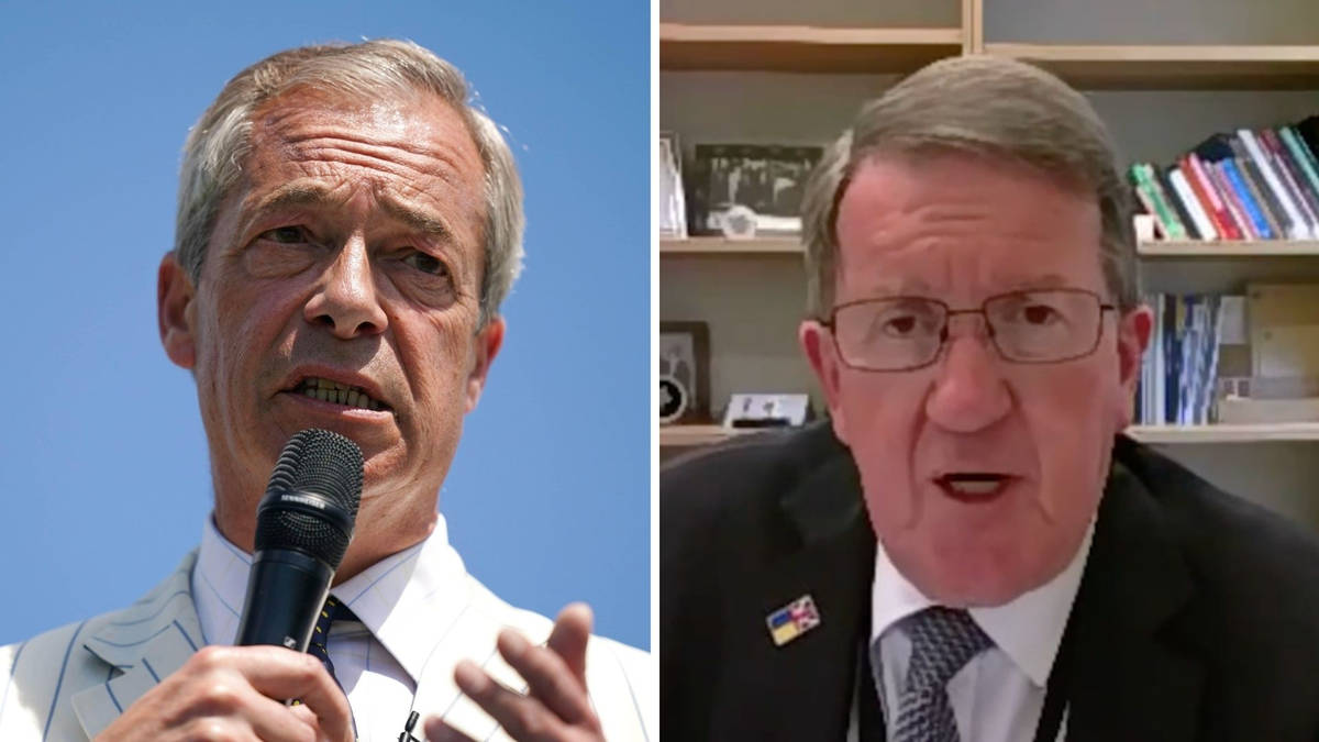 Nigel Farage is 'cuddling up to the Kremlin', says ex-Nato boss amid ...