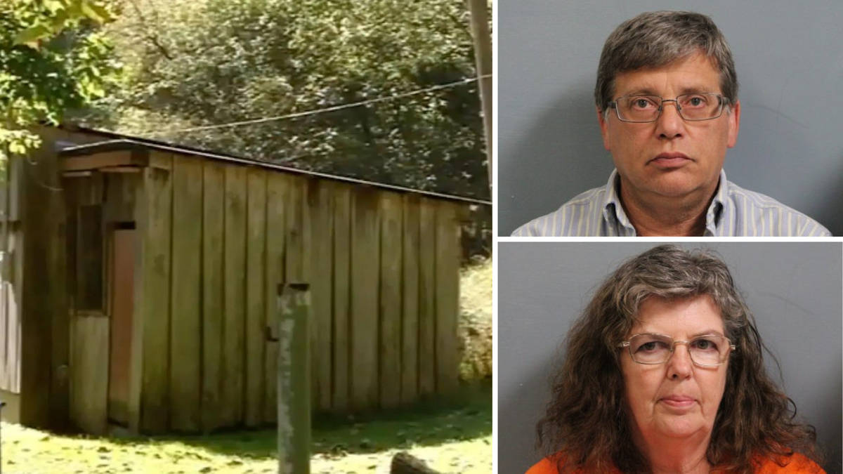 Married couple 'kept five adopted black children locked in garden shed and used them as slaves ...