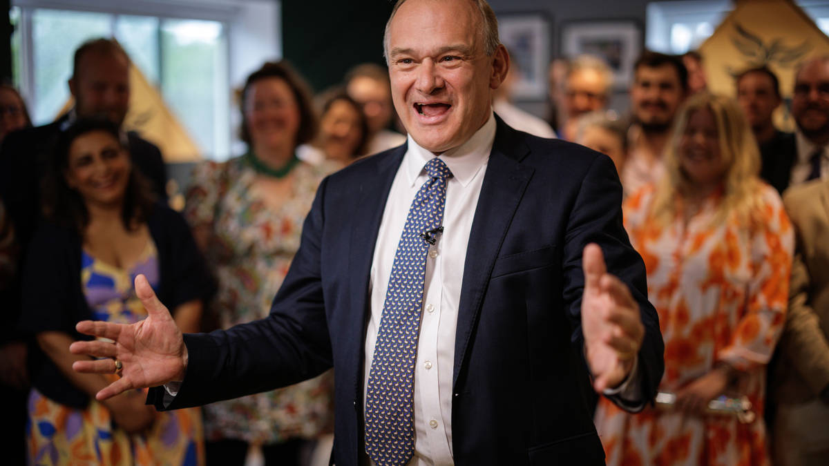Sir Ed Davey hails ‘exceptional’ result as Liberal Democrats secure record number of seats in ...