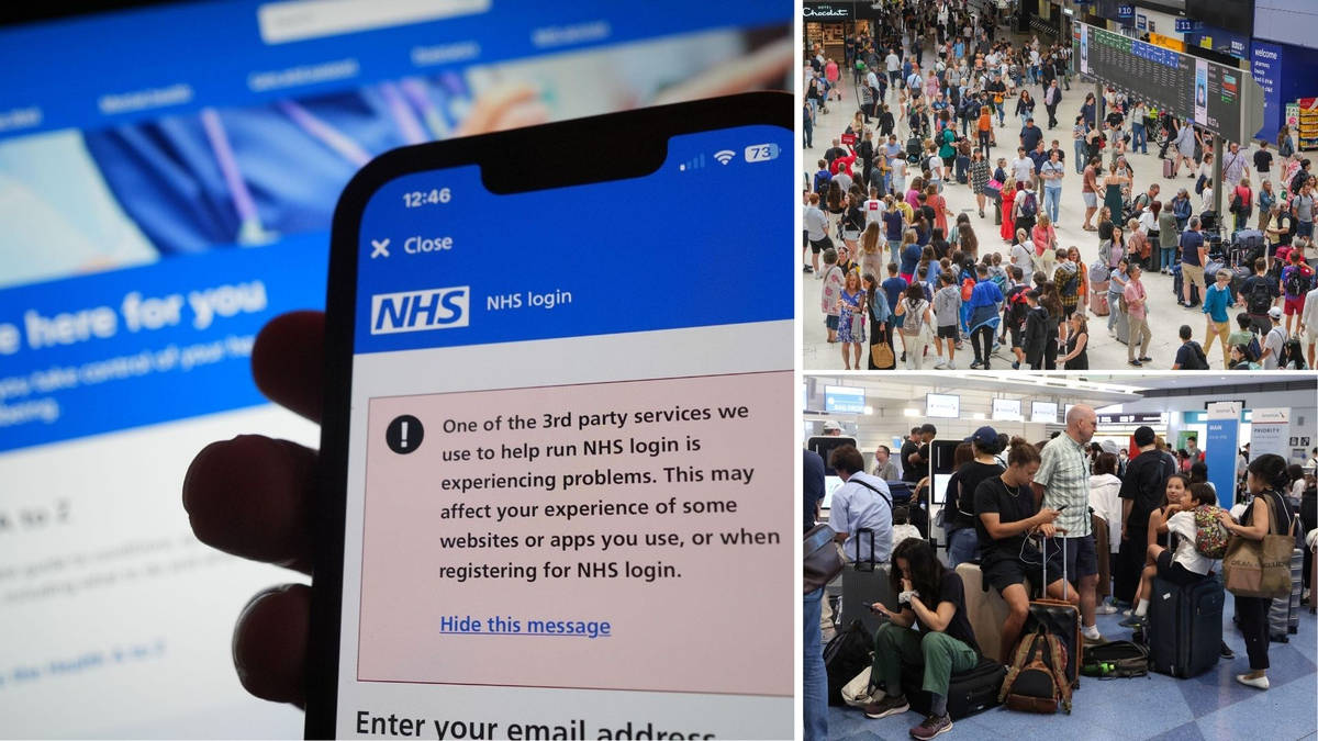 NHS warns of GP disruption after global IT outage as trains, planes and ...