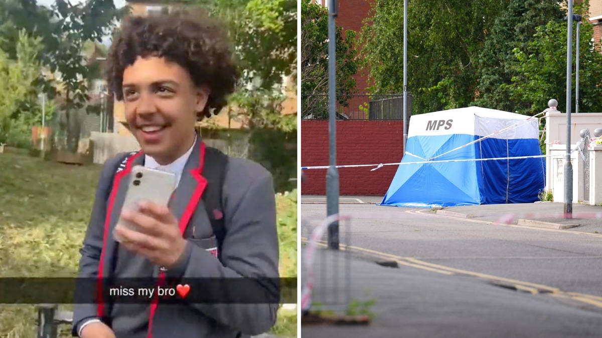 Pictured: Boy, 15, stabbed to death in 'botched robbery' outside school ...