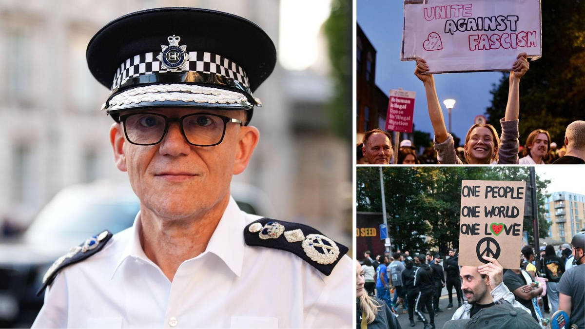 Sir Mark Rowley hails 'show of unity from communities' as 'fears of ...