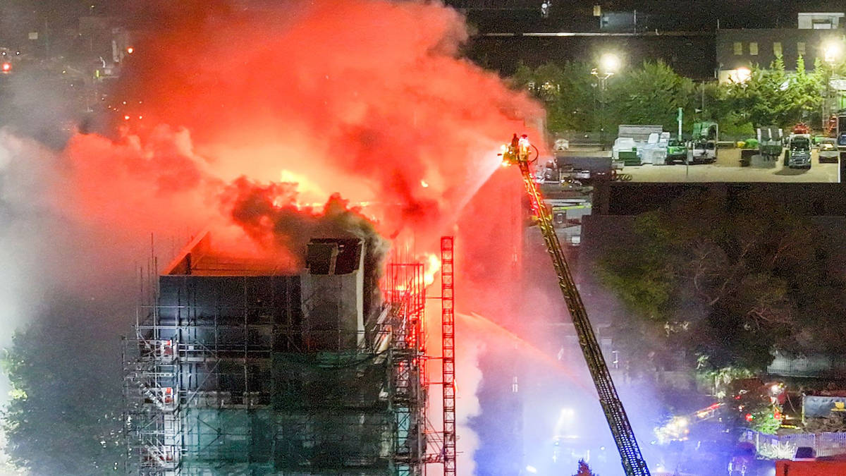 'Everyone accounted for' in huge fire which engulfed tower block in ...