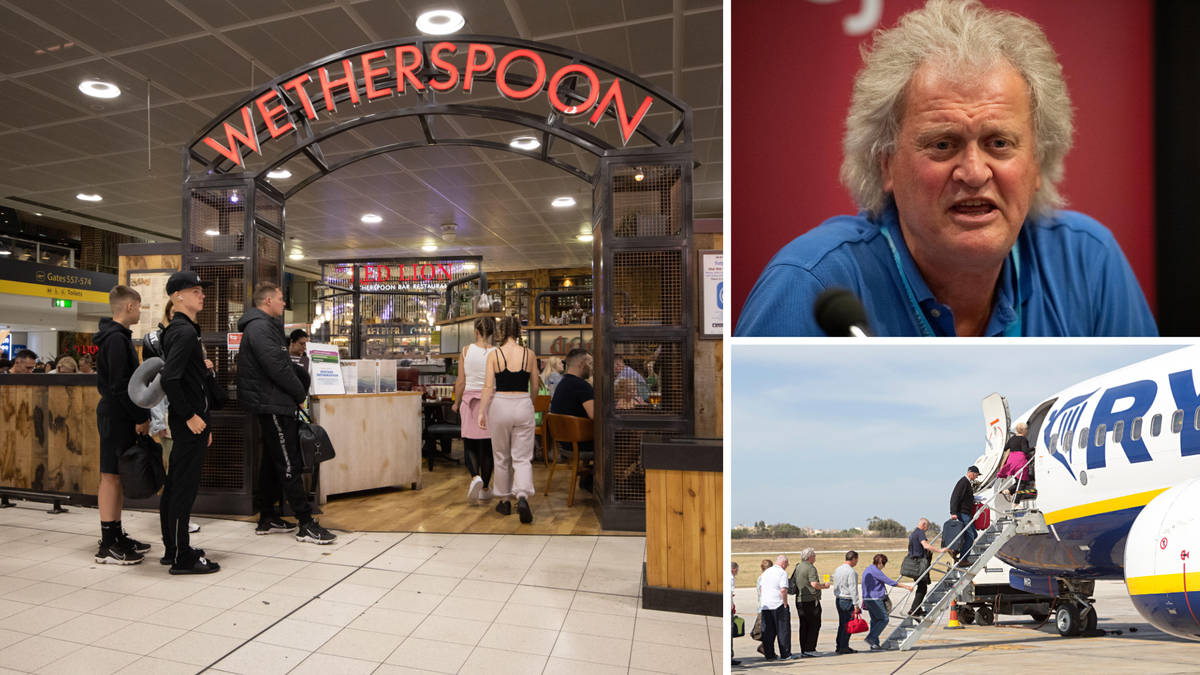 Wetherspoon boss hits back at Ryanair's call for drinks limits at ...