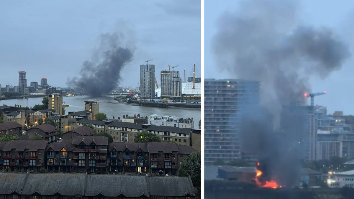Explosion and smoke plume rocks east London after 'pre-planned ...