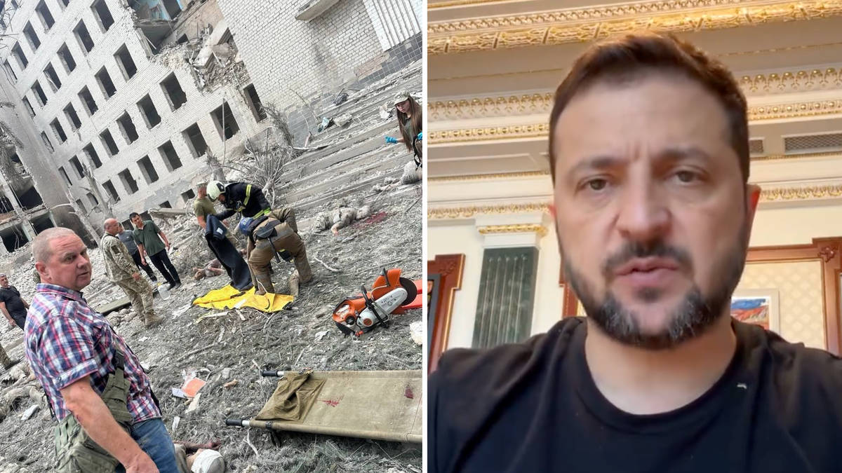 Russian strikes kill at least 50 in Ukrainian city of Poltava, with ...