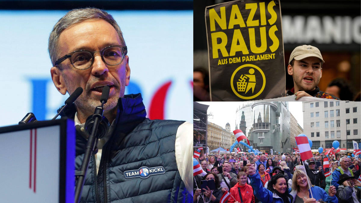 Austria’s far-right Freedom Party on course for historic victory in Sunday's general election ...