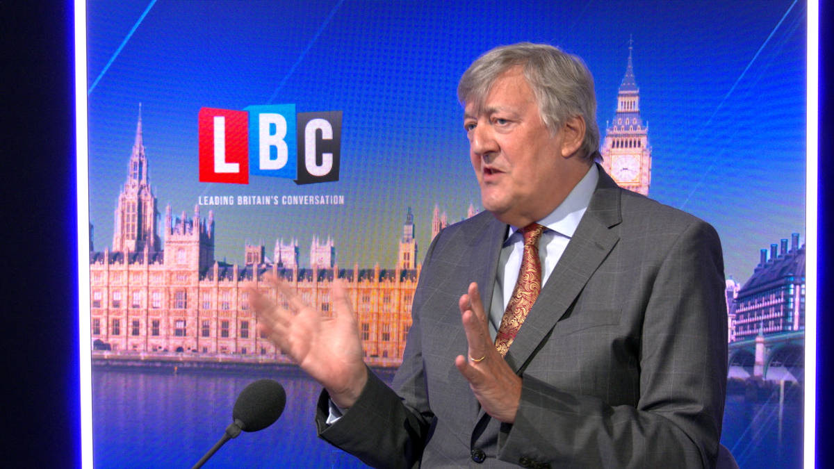 'Disastrous': Stephen Fry tells LBC that first 100 days of Keir Starmer's government have been ...