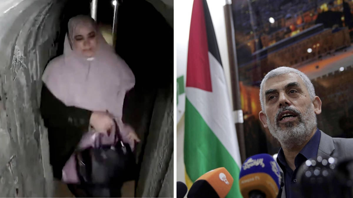 Moment Hamas leader heads to underground bunker ahead of October 7 ...
