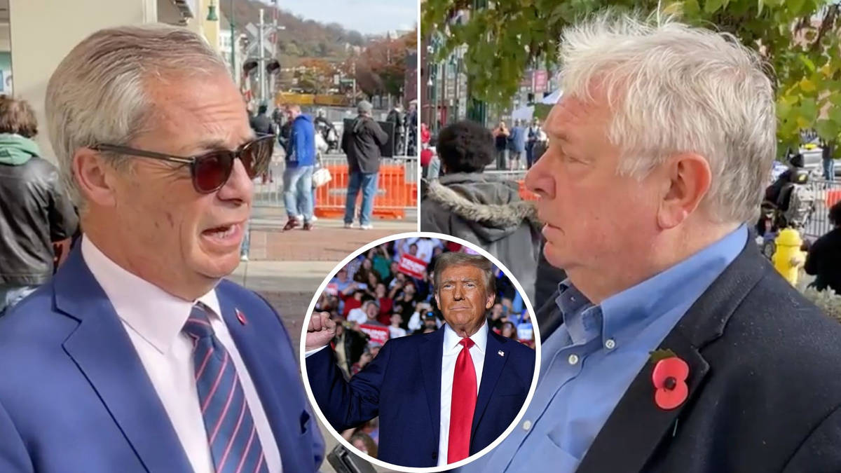 Nick Ferrari bumps into Nigel Farage in Pennsylvania as he reflects on ...