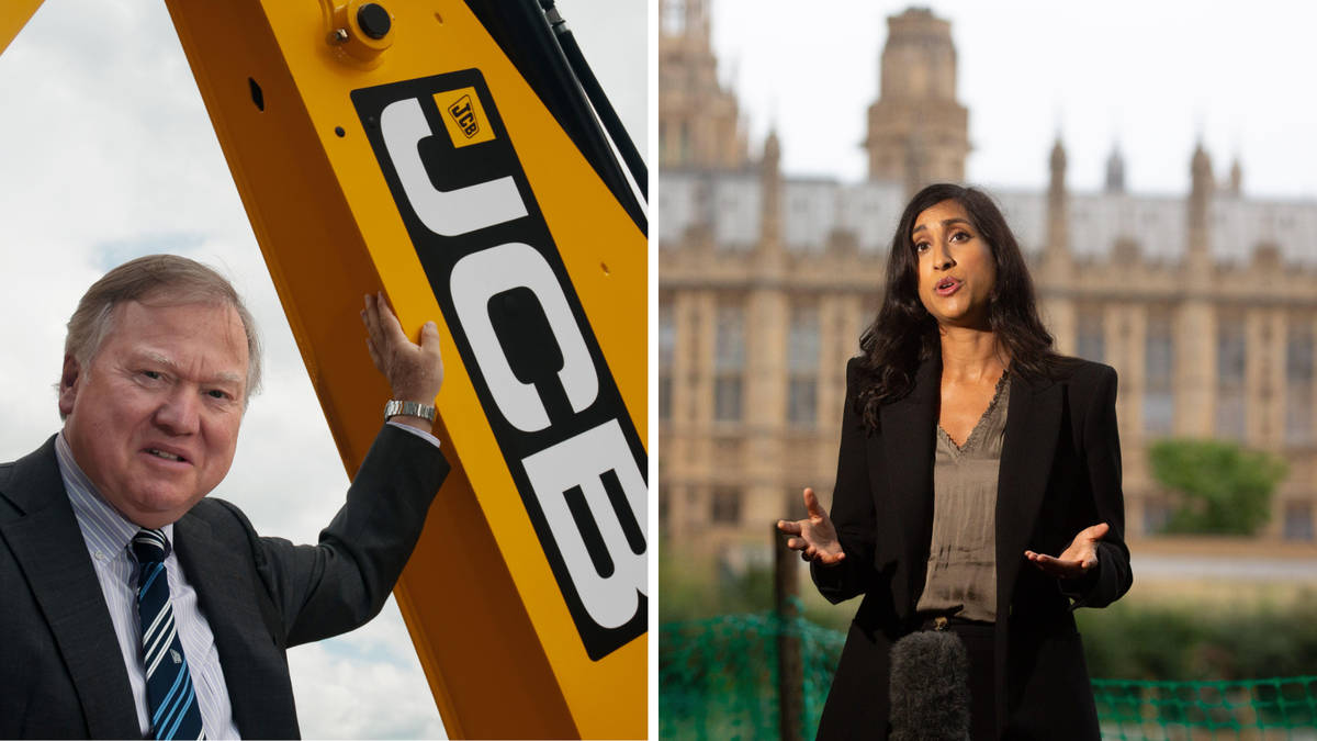 Shadow energy secretary in row over £14k in donations from JCB ...
