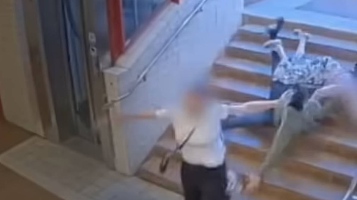 WATCH: Moment Syrian asylum seeker pushes 91-year-old down stairs after ...
