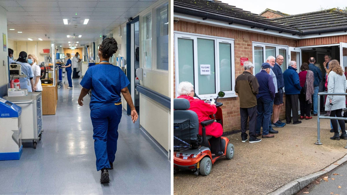 Four times more people hospitalised with flu this year as NHS warns ...