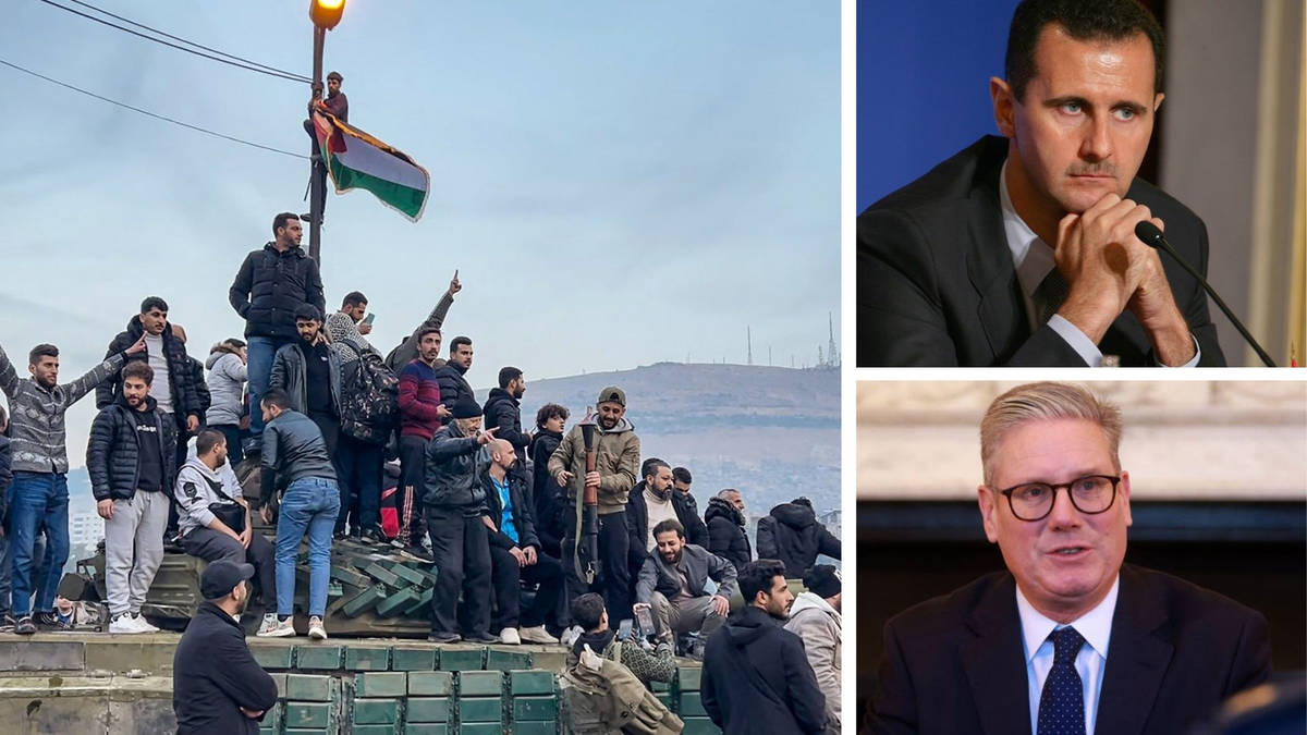 Starmer welcomes end of 'barbaric' Assad regime - as former Syrian ...