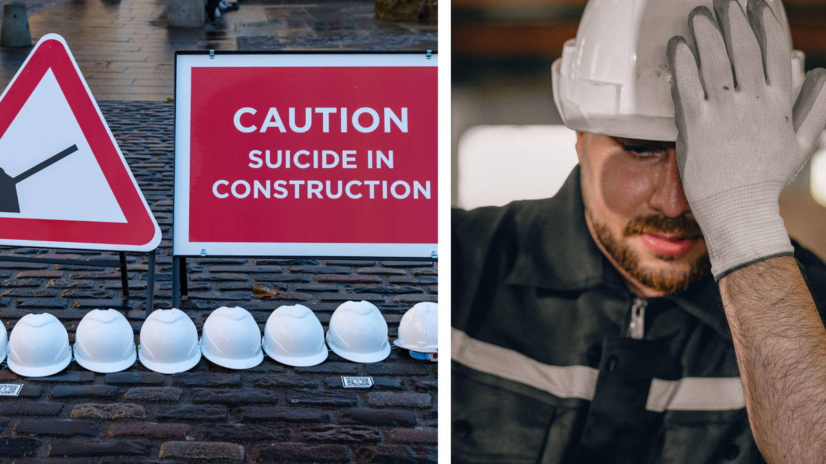 Construction workers 'four times more likely' to take their own life as ...