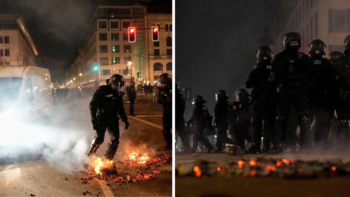 Five killed in New Year chaos in Germany, as dozens of police officers ...