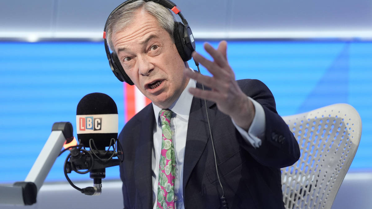 Nigel Farage tells LBC he doesn't want 'war' with Elon Musk and he ...
