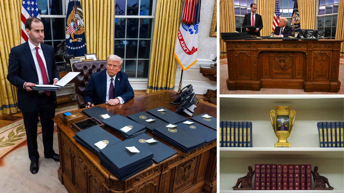 Inside Donald Trump's Oval Office revamp: The changes the President's ...