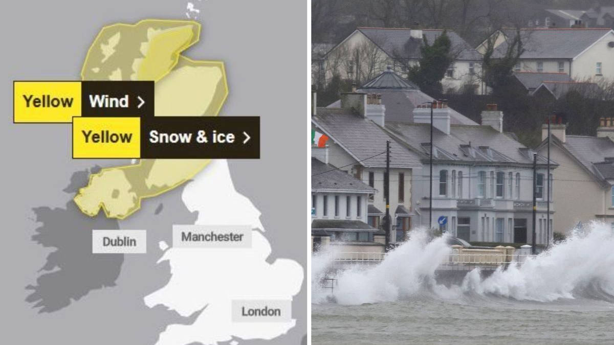 Met Office issues fresh yellow weather warnings as Storm Éowyn continues to wreak havoc on ...
