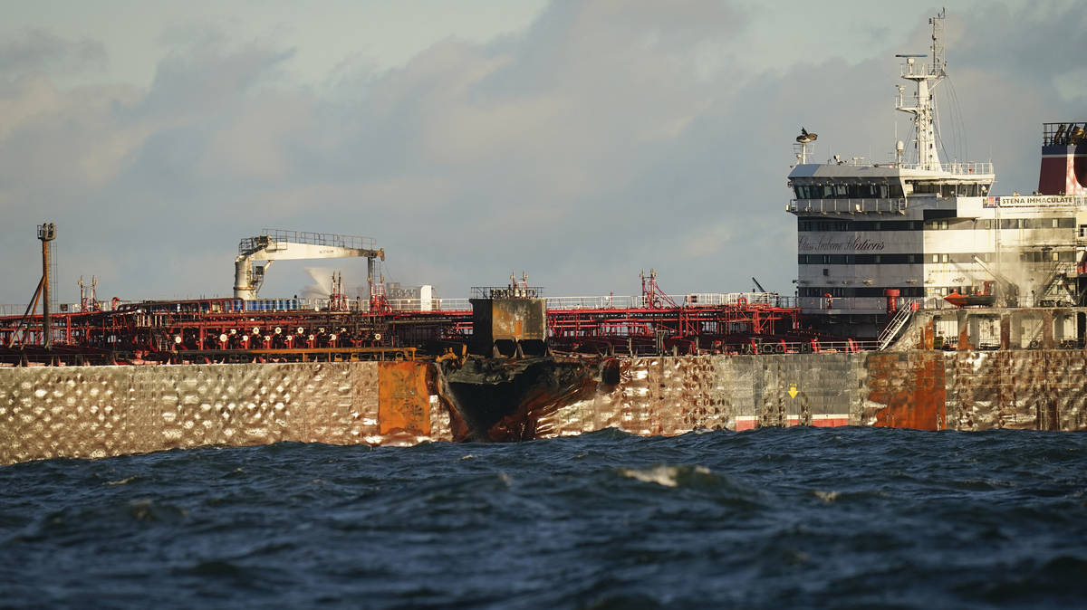 Captain of container ship Solong which crashed into US oil tanker ...