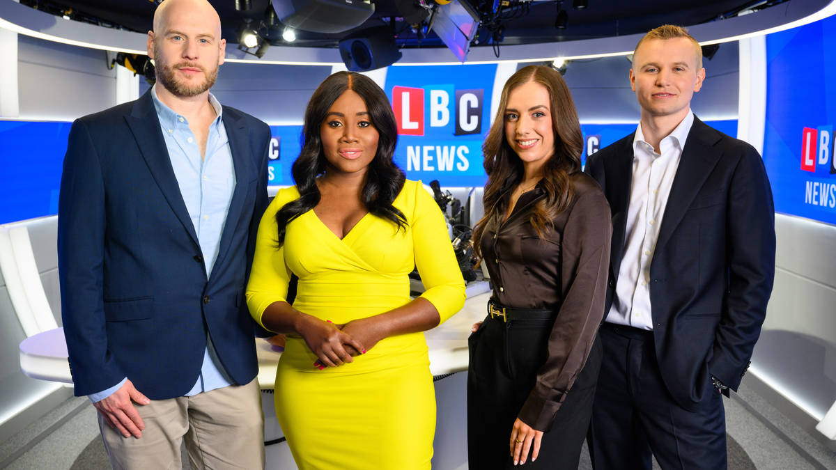 LBC News launches new weekday schedule with new presenter line-up | LBC