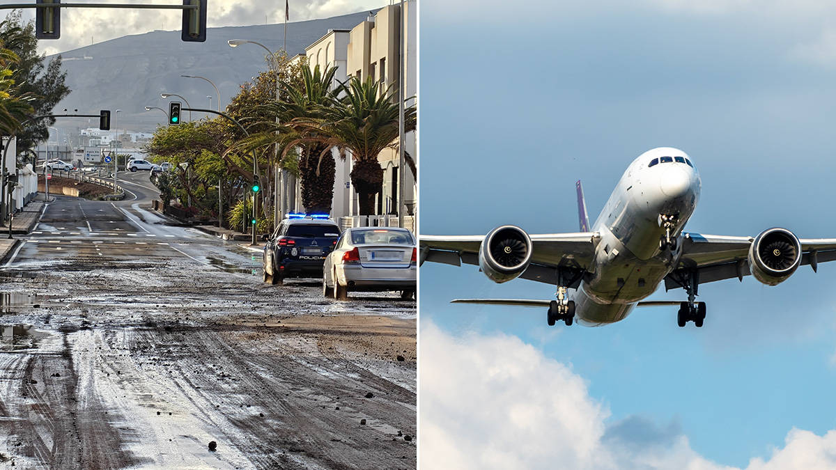 Is it safe to travel to Lanzarote? Flash floods cause chaos on Canary ...