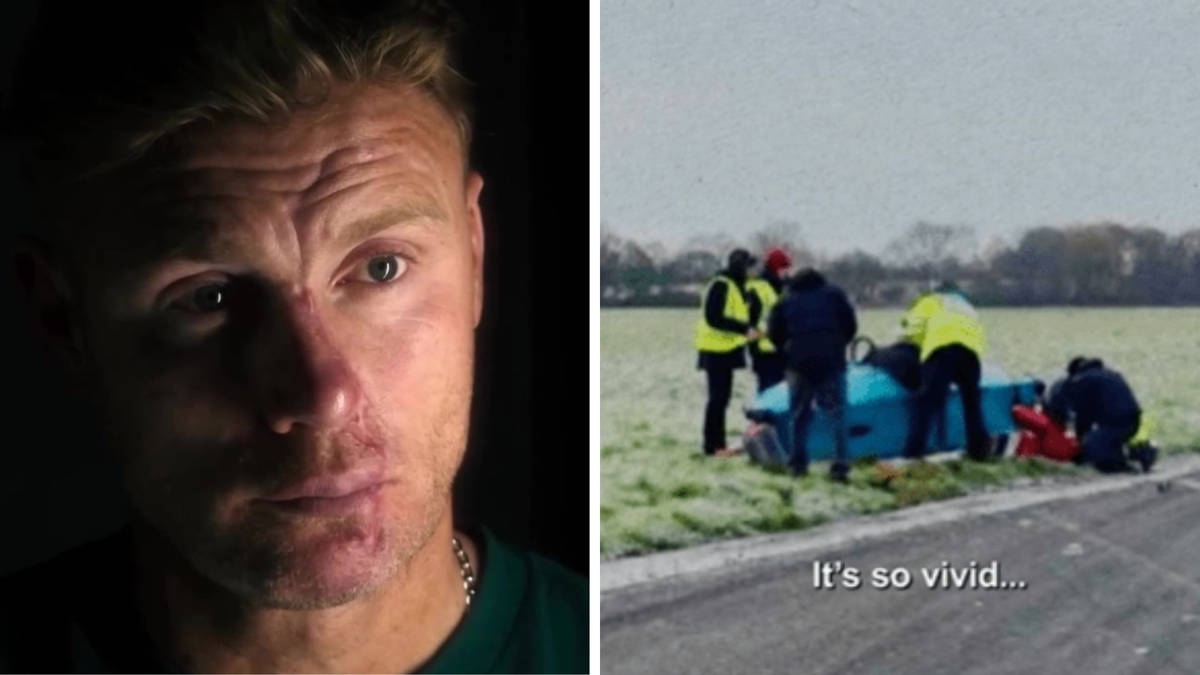 Freddie Flintoff shares footage of horror Top Gear crash for the first ...