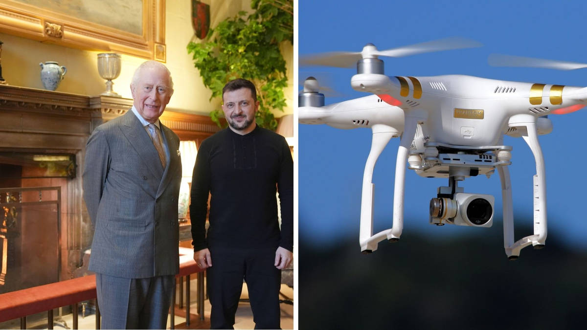 Mystery drones spotted above Sandringham sparked security scare just ...
