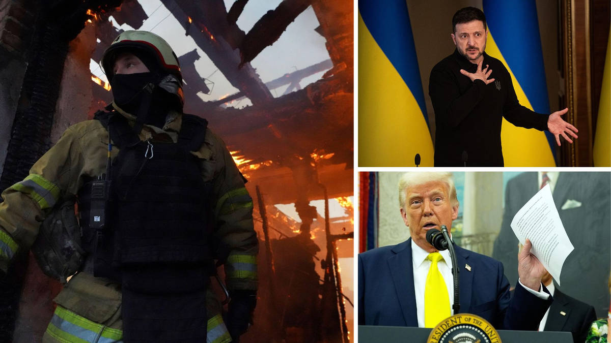 Russia launches wave of strikes at Ukraine as Trump warns he will 'pass ...
