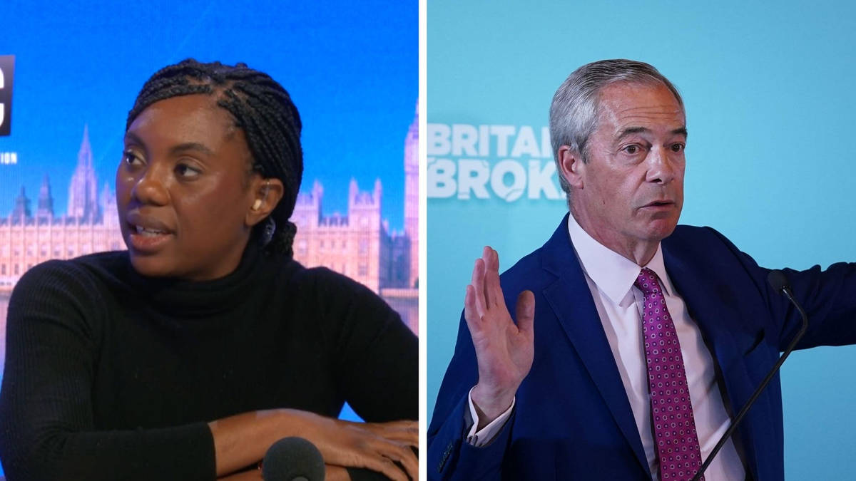 Kemi Badenoch hits out at Farage after 'losing 20% of his MP's' - as ...