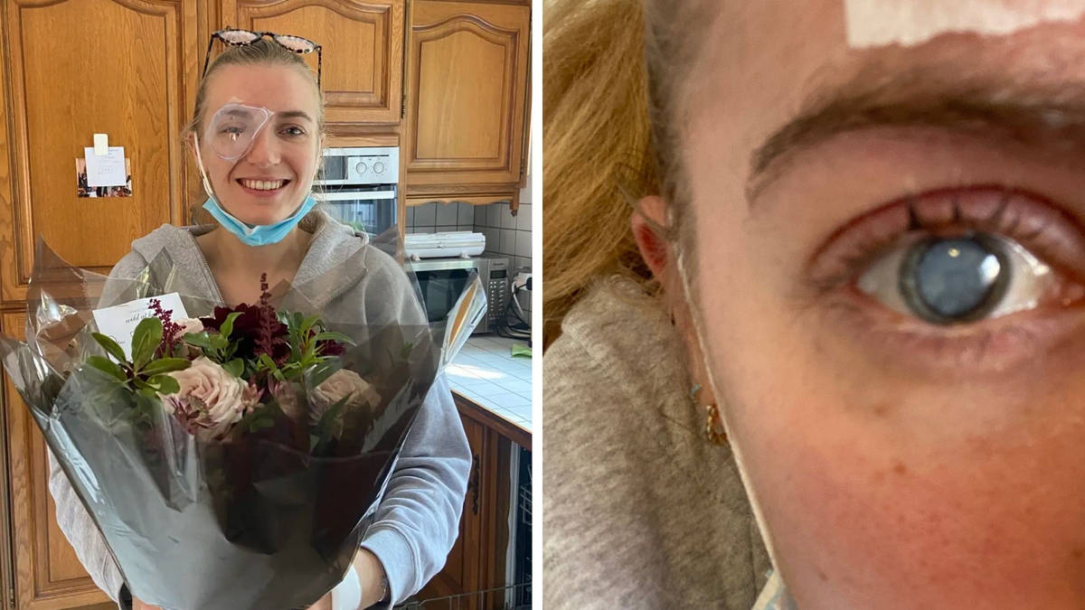 Doctor who contemplated getting eye removed had sight restored in time ...