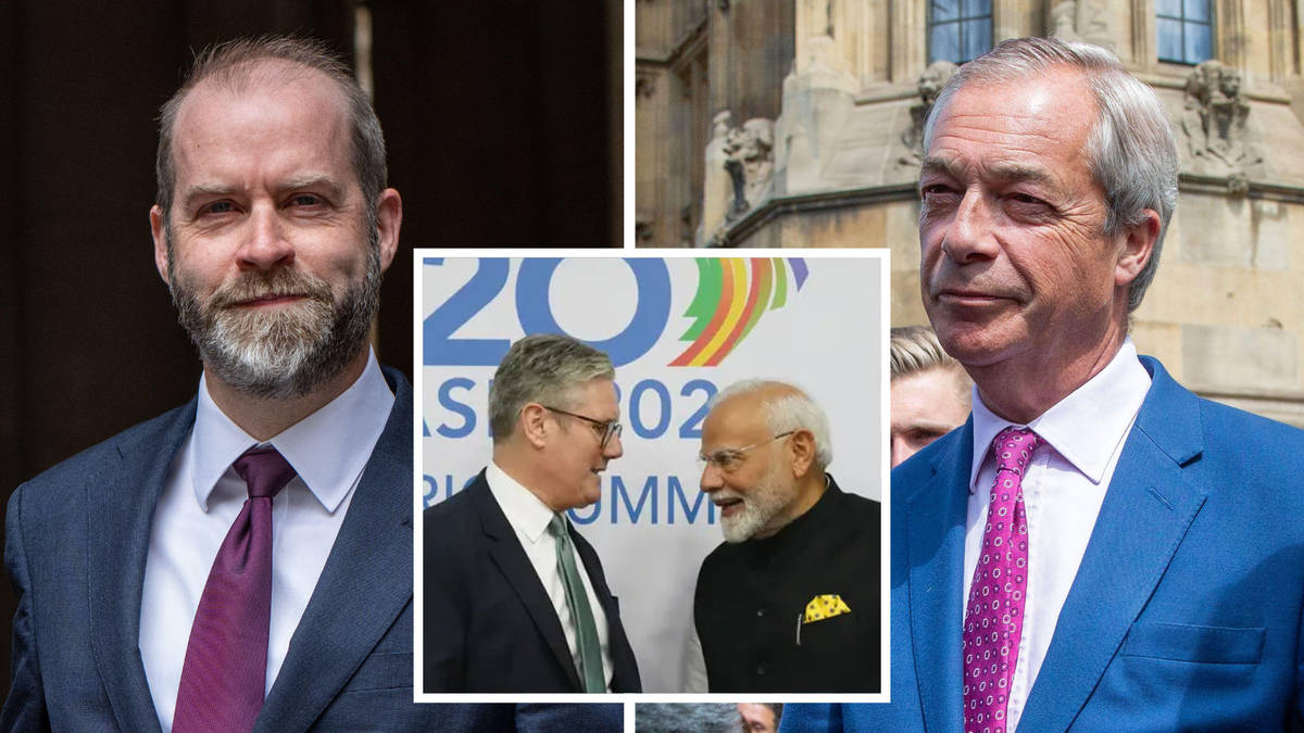 Minister locks horns with Nigel Farage over claims UK-India trade deal ...