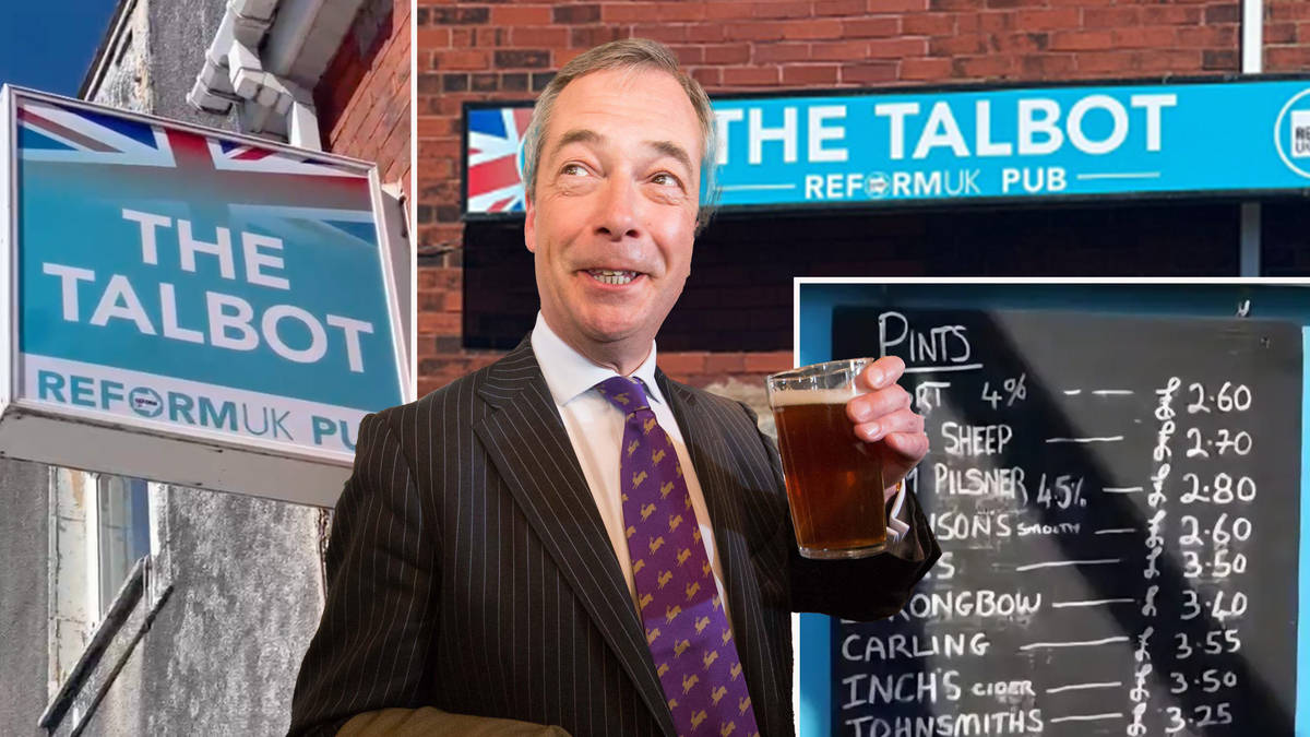 Inside the first 'Reform UK pub' where a pint will set you back just £2 ...