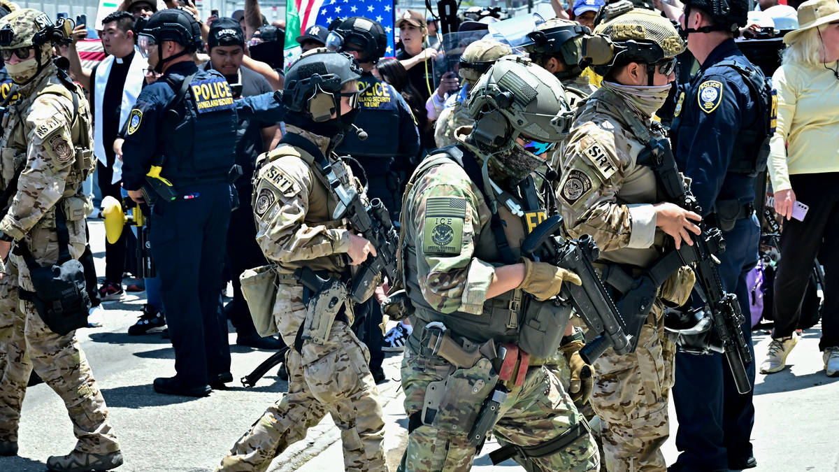 'Anarchy will not stand' in LA, Trump says - claiming the city would be ...