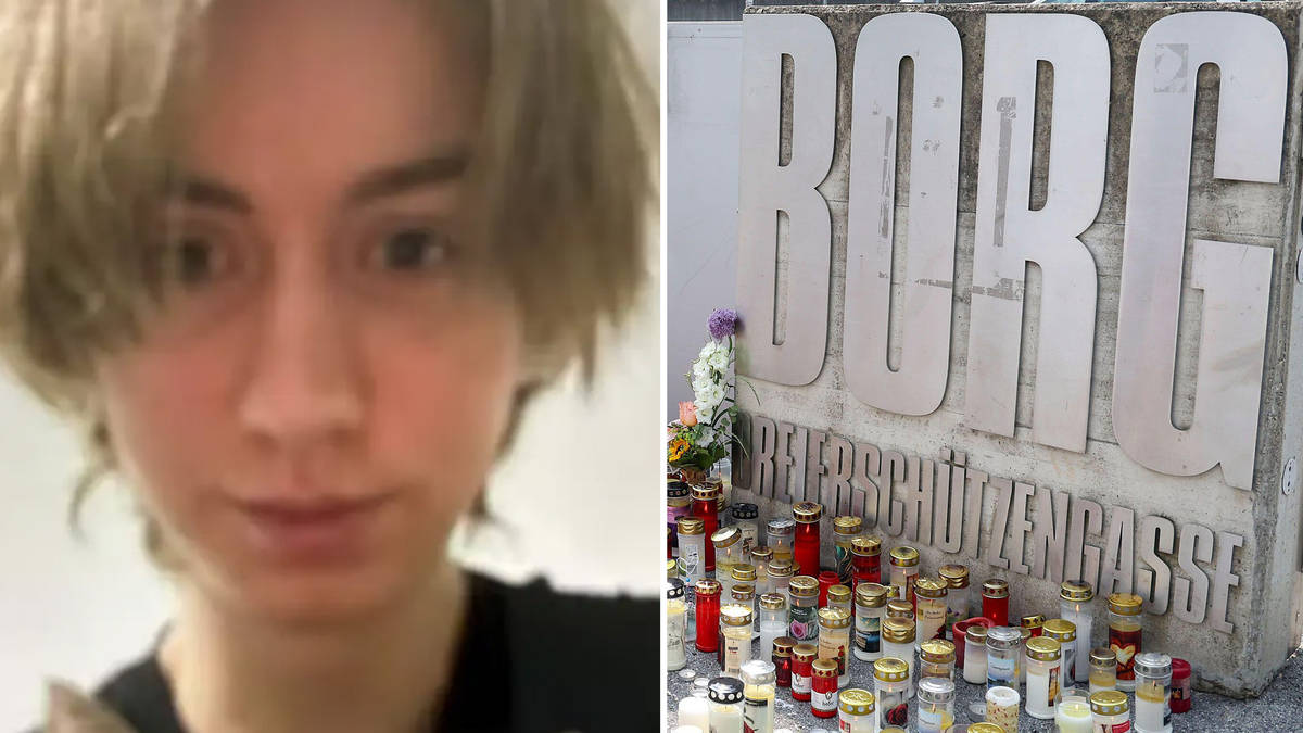 Austrian school shooter pictured for first time as it's revealed he ...