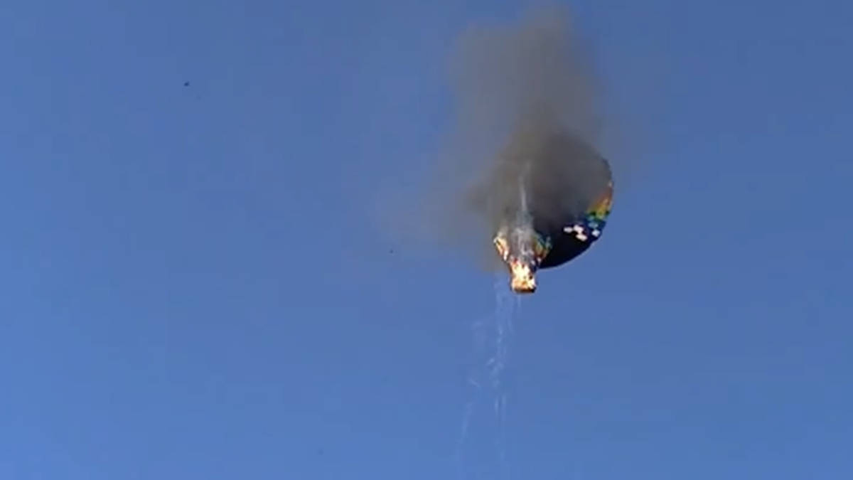 Eight dead after hot air balloon catches fire and crashes in Brazil | LBC