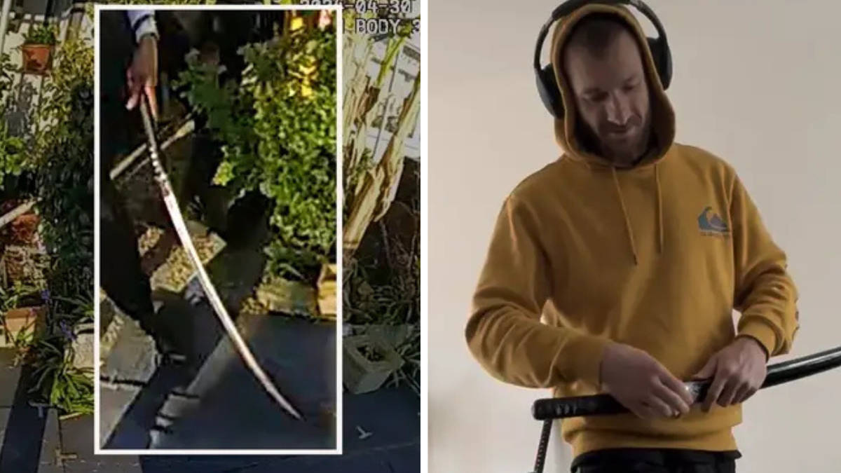 WATCH: Moment samurai sword killer who murdered 14-year-old schoolboy ...