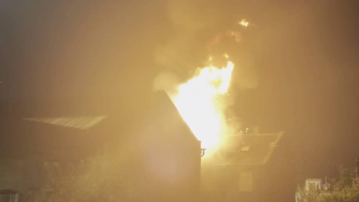 Three taken to hospital and 14 homes evacuated after explosion ‘like ...