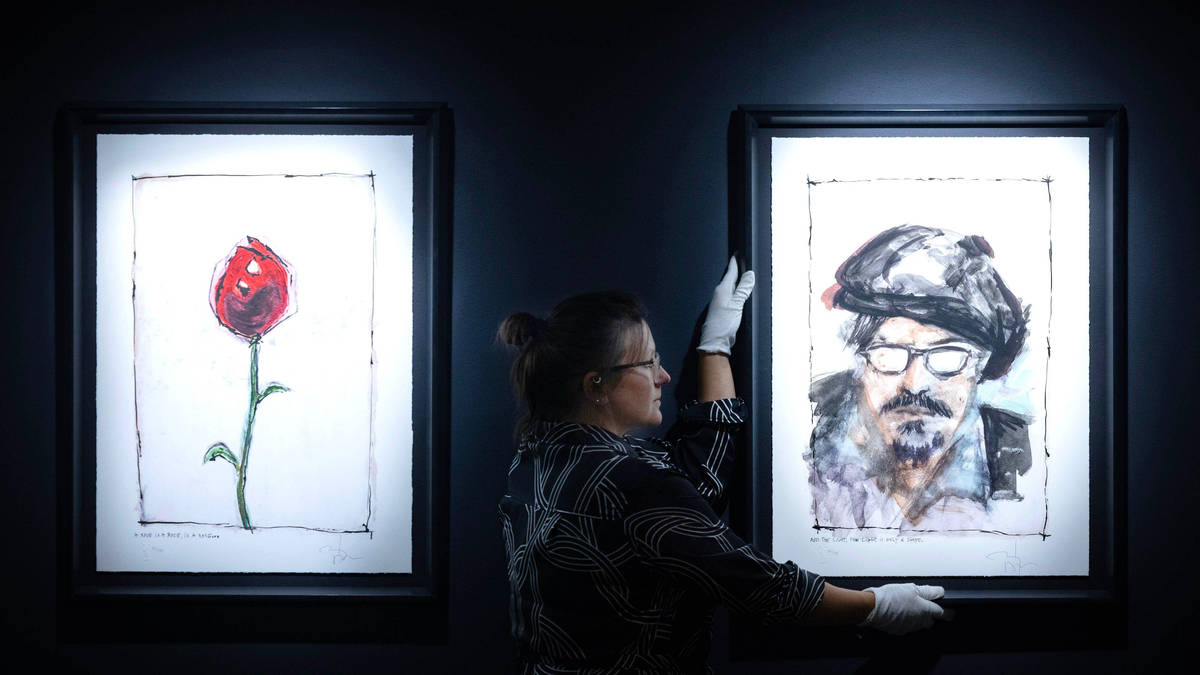 Johnny Depp self-portrait to go on sale alongside artwork dedicated to ...