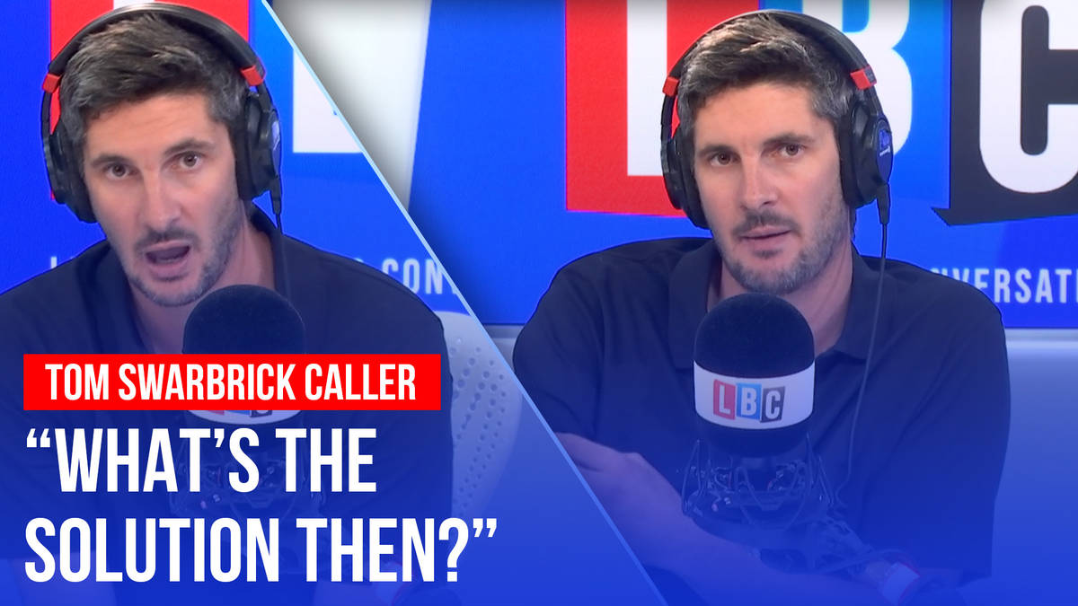 Caller Tom and Tom Swarbrick debate the Epping anti-migrant protests | LBC
