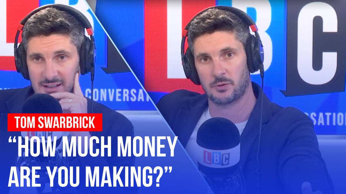 DIY influencer rings in to explain how he makes a living | LBC