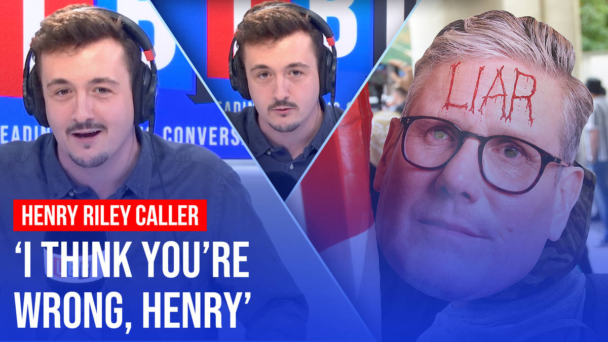 Henry Riley's facts on migrant hotels fail to convince caller Mark | LBC