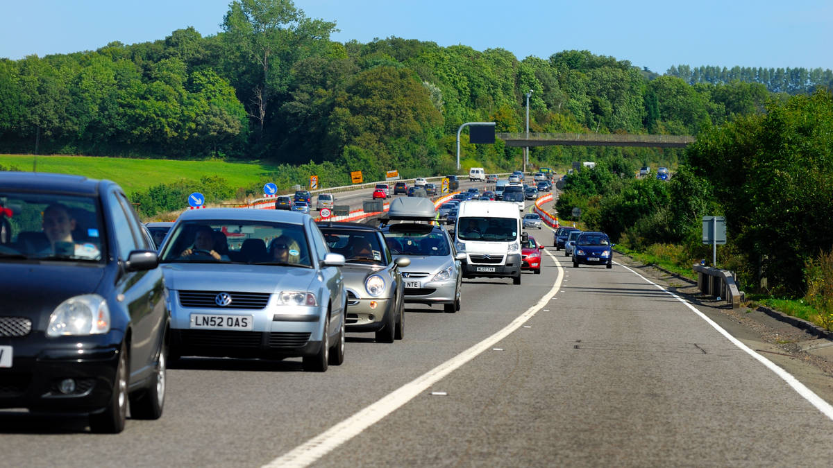 Man arrested after fatal crash on M23 motorway | LBC