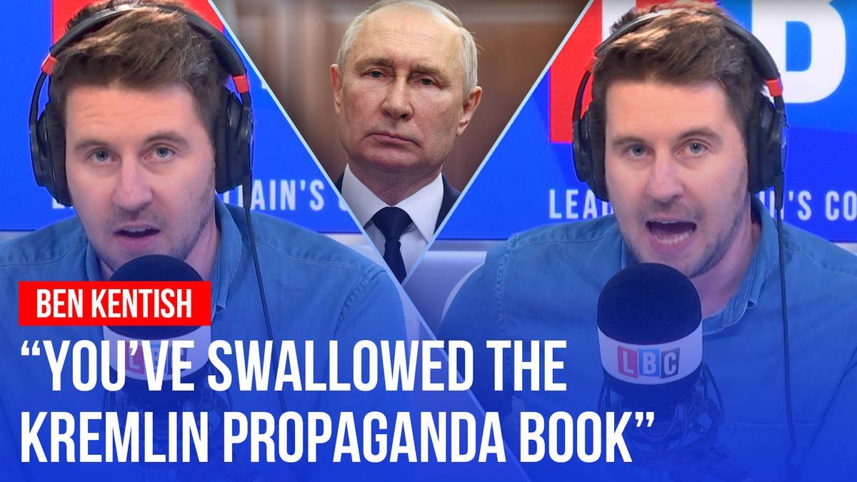 Ben Kentish pushes back against self-described ‘Putin sympathiser’ | LBC