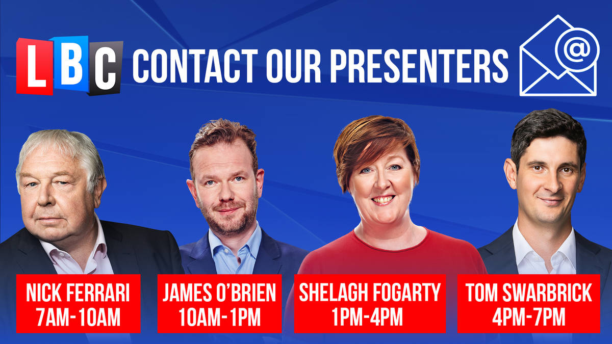 Contact LBC Presenters | LBC