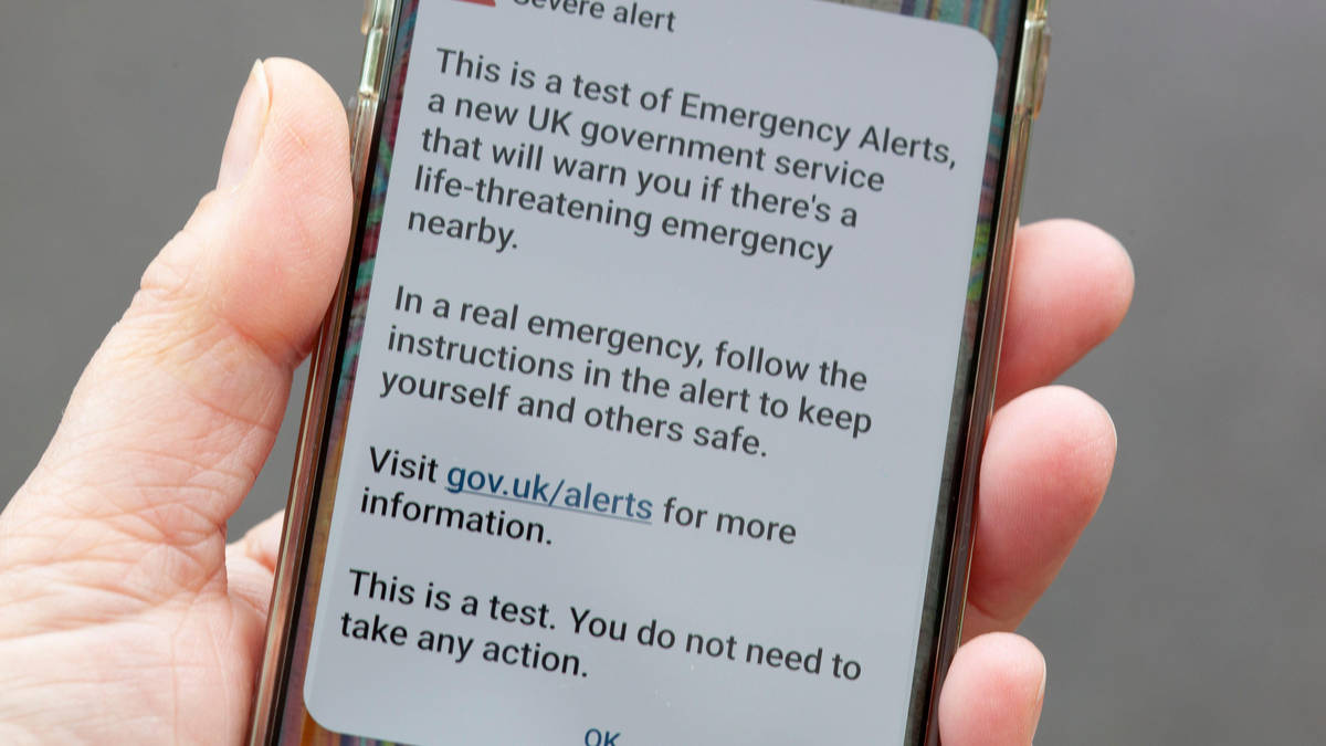 Millions of Brits to get emergency alert message this weekend | LBC