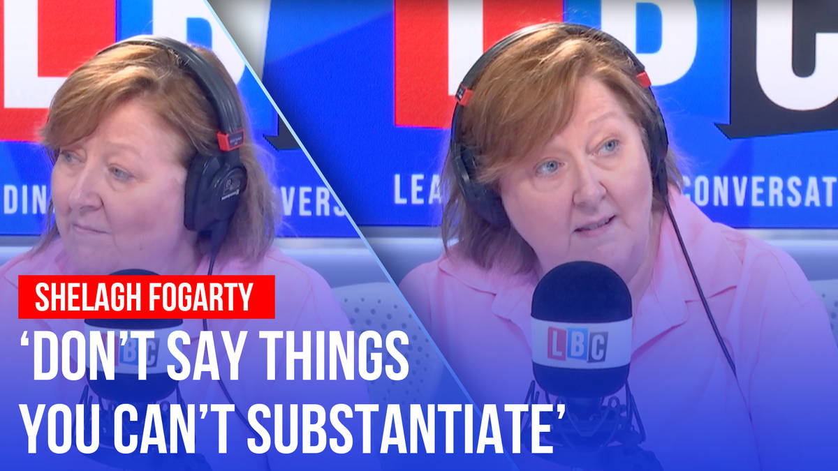 Caller Ray is warned not to say things he 'can't substantiate' about ...